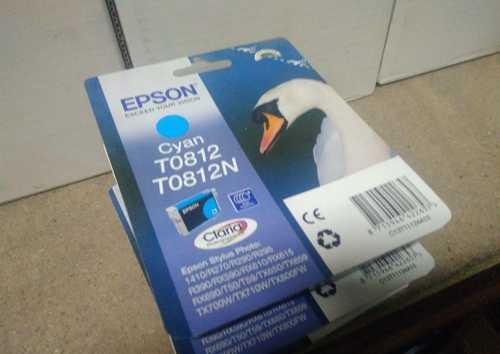 Картридж струйный Epson T0812 (C13T11124A10)
