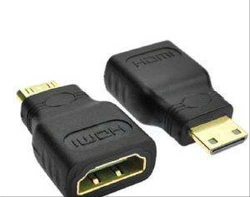 Переходник minihdmi (M) - hdmi (F) 53682