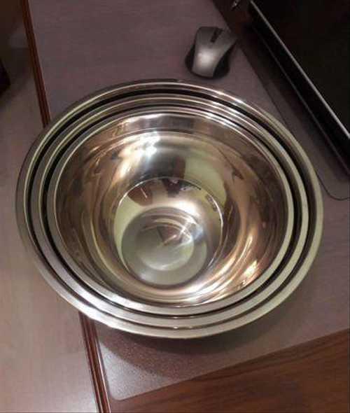 Чашки миски из нержавейки