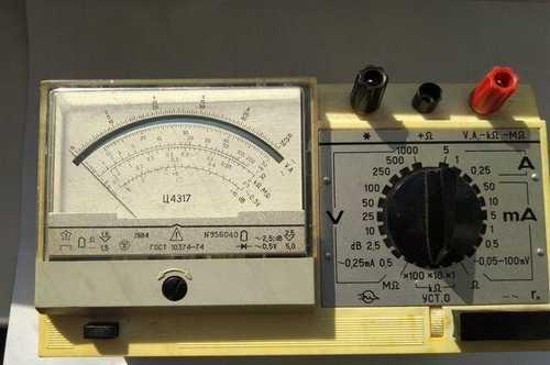 Измерительный прибор Ц4317, СССР, в футляре. Вышлю