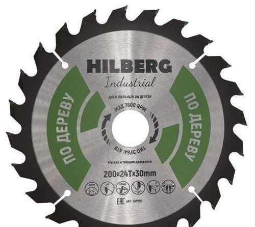 Пильный диск по дереву 200x24Tx30 Industrial Дерево Hilberg