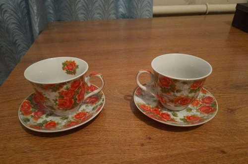 Чайная пара форфор Lefard England collection