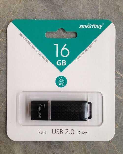 Флэшка 16Gb USB SmartBuy SB16gbqz-K