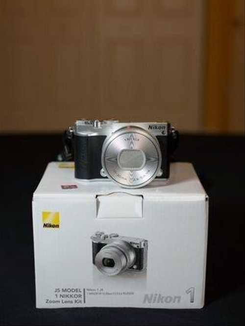 Новый в упаковке Nikon 1 J5 kit 10-30 Silver-Black