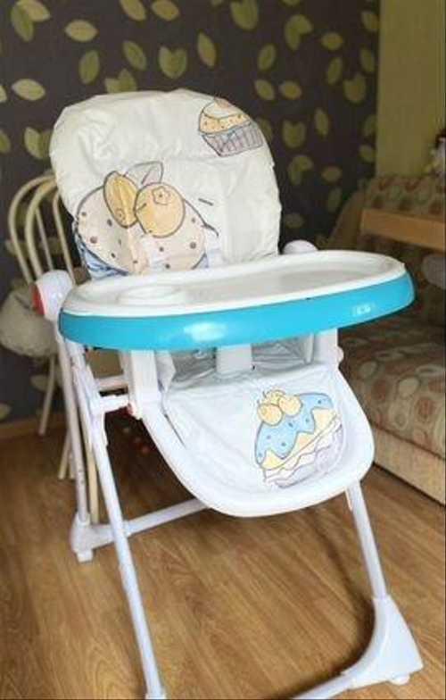 Ecolux стул для кормления happy baby