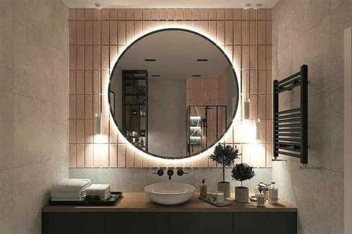 Зеркало с подсветкой в ванную комнату