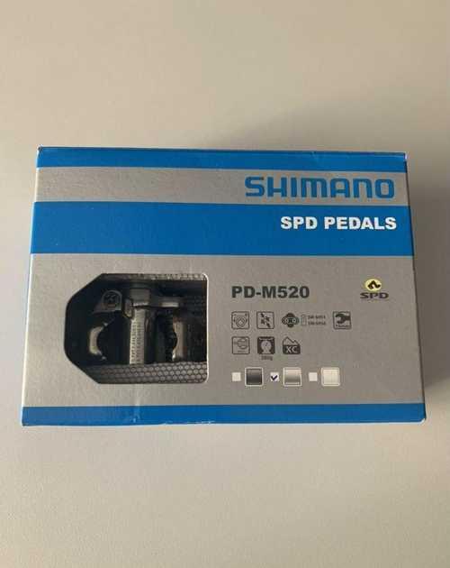 Контактные педали Shimano PD-M520S