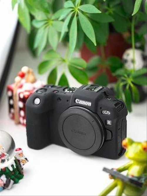 Чёрный силиконовый чехол для Canon EOS RP