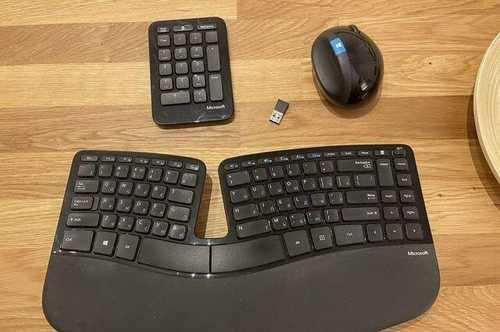 Беспроводная мышь и клавиатура Microsoft sculpt er