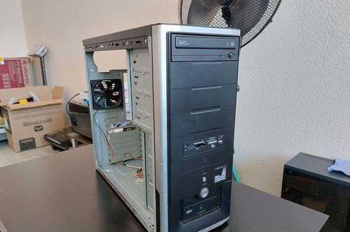 Корпус пк с dvd-приводом кардридером