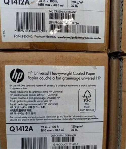 Бумага HP Q1412A