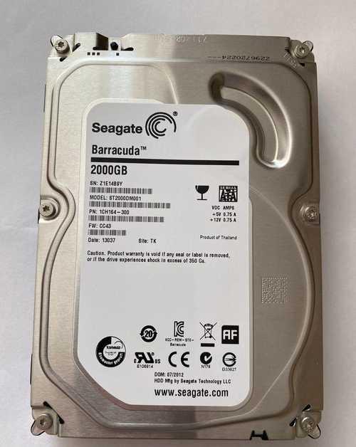 Жесткий диск Seagate Barracuda 2000 GB