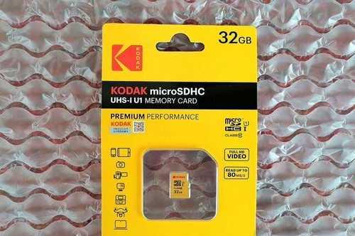 Карта памяти 32 GB Micro SD Kodak 32 Гб