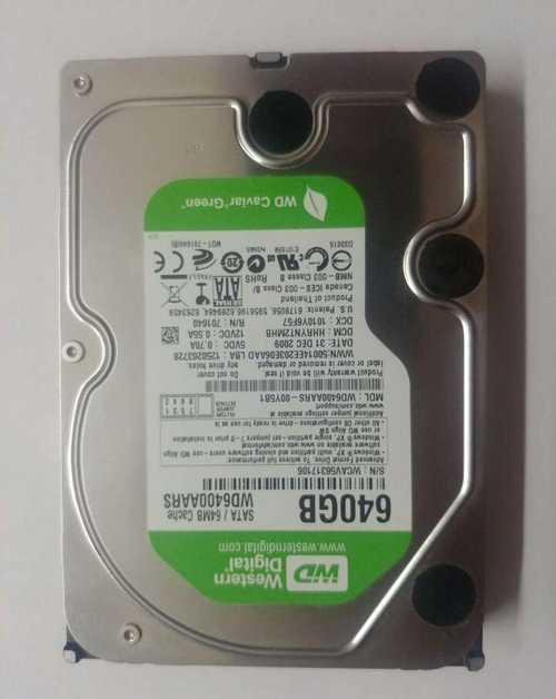 Жесткий диск 640gb WD6400aars