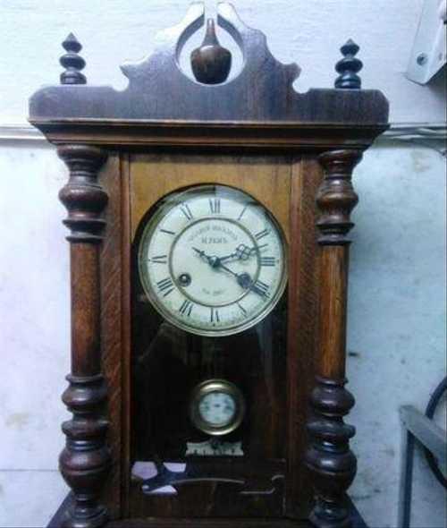 Даром старинные часы, механизм немецкой фирмы Хаас