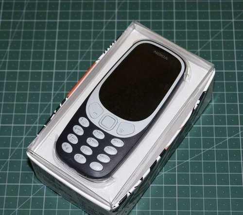 Телефон Nokia 3310 Dual Sim (2017), темно-синий