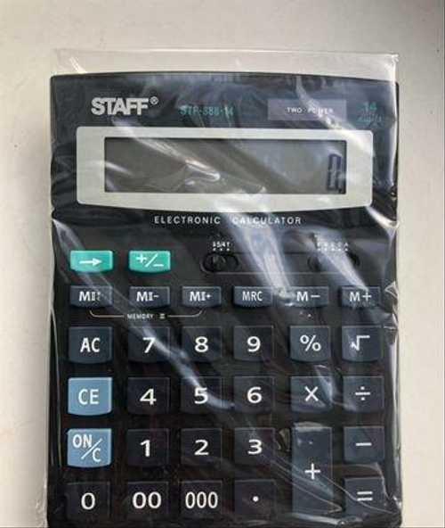 Электронный калькулятор staff STF-888-14