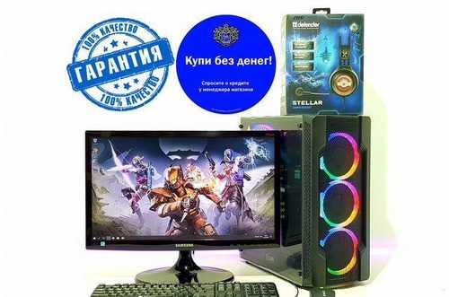 Игровой пк на AMD + GT 1030 2Gb + Монитор Samsung