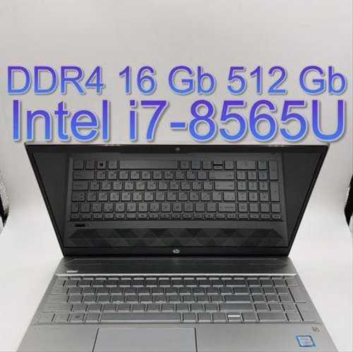 HP Pavilion 15 Laptop PC Intel i7-8565U 16Гб 512Гб