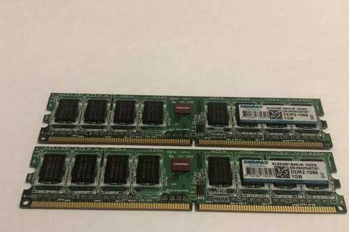 1gb ddr2 kingmax 1066 mhz в наличии 2 штуки