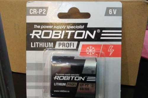 Батарейка Robiton CR-P2 6V Lithium Profi