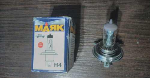 Лампа галогенная H4 12V 100/90W маяк P43t