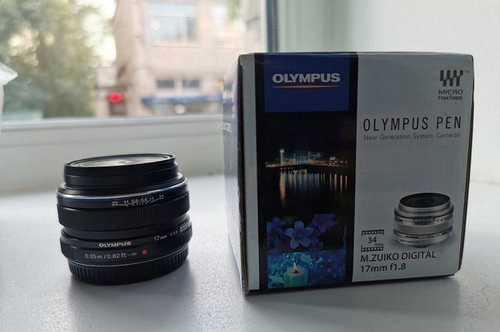 Olympus M.Zuiko Digital ED 17mm f/1.8, черный