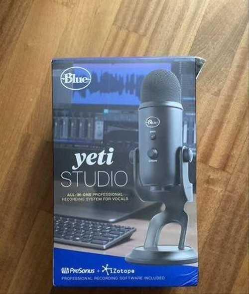 Blue Yeti Blackout Studio микрофон