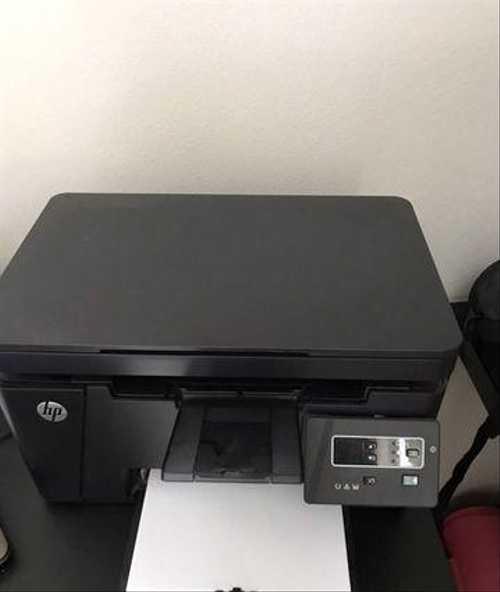Мфу HP LaserJet Pro M125r принтер черно-белый