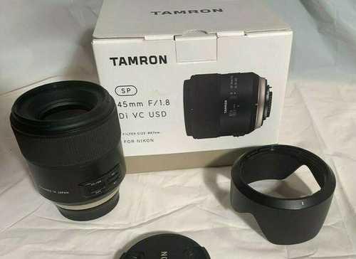 Nikon F Tamron SP 45mm F/1.8 VC Di USD