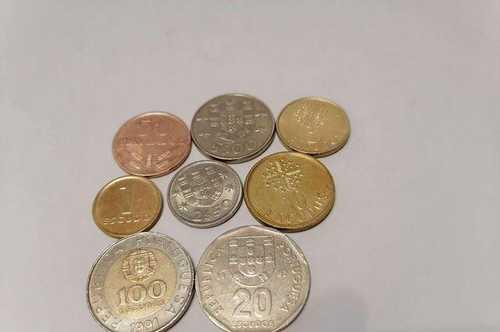 Монеты Португалии, Румынии, Сингапура, Тринидад и