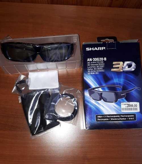 Зd очки Sharp AN-3DG20-B /новые