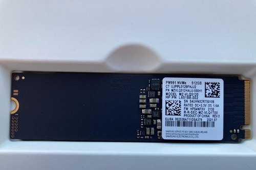 SSD Samsung PM991 NVMe 512 GB