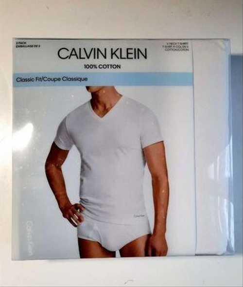 Мужские футболки Calvin Klein. Набор из 3 футболок