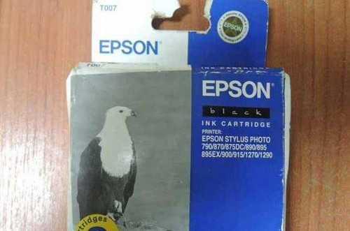 Картридж струйный Epson T007 двойной черный
