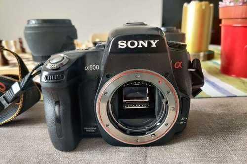 Зеркальный фотоаппарат sony а500 body