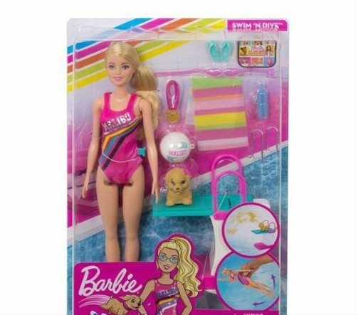 Игровой набор Mattel Barbie Приключения Барби в доме мечты Чемпион по плаванию GHK23