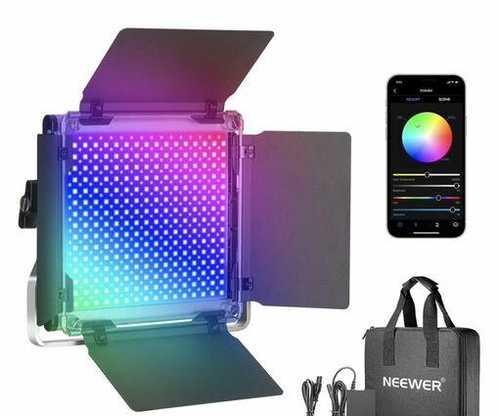 Led свет панель Neewer 480 RGB для видеосъемки