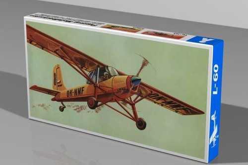 Сборная модель самолета L-60 гдр plasticart Л-60