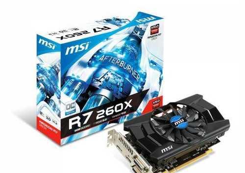 Видеокарта MSI radeon R7 260x 2gb