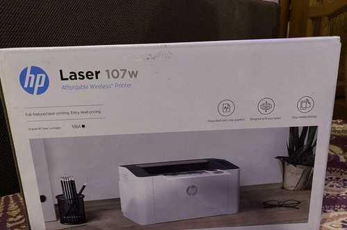 Принтер лазерный HP LaserJet 107w