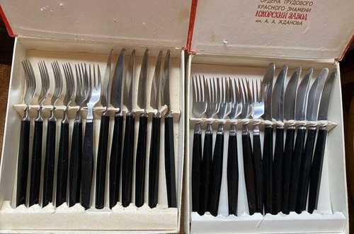 Набор юбилейный ножи вилки СССР