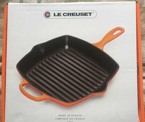 Сковорода-гриль LE creuset квадратная черная 26 см