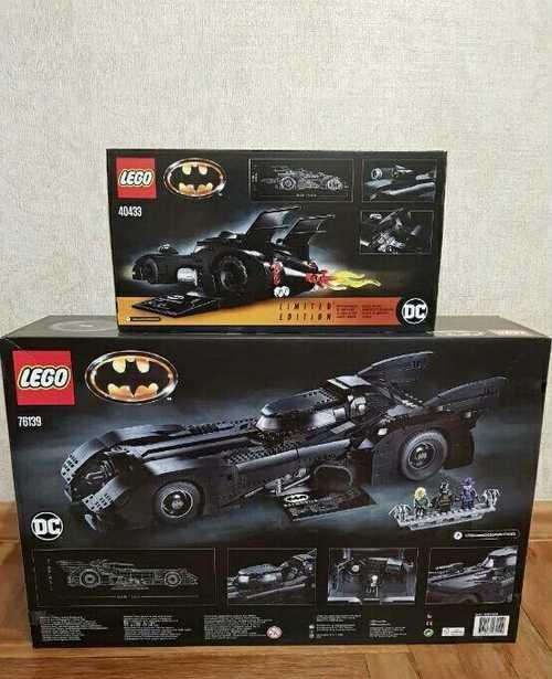 Lego 76139 (1989 Batmobile) и Lego 40433 (Batmobil