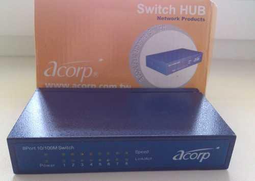 Коммутатор Acorp HU8D