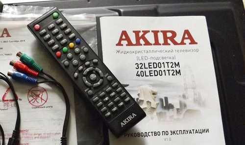 Пульт телевизора Akira 40LED01T2M