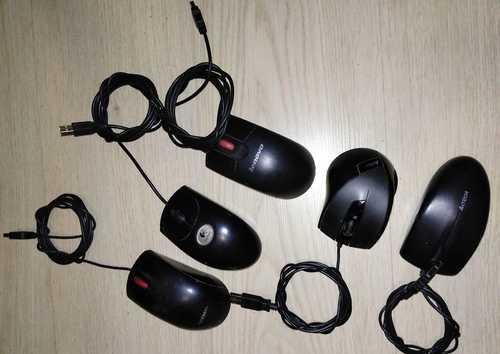 Компьютерная мышь б/у. USB, PS/2 и COM