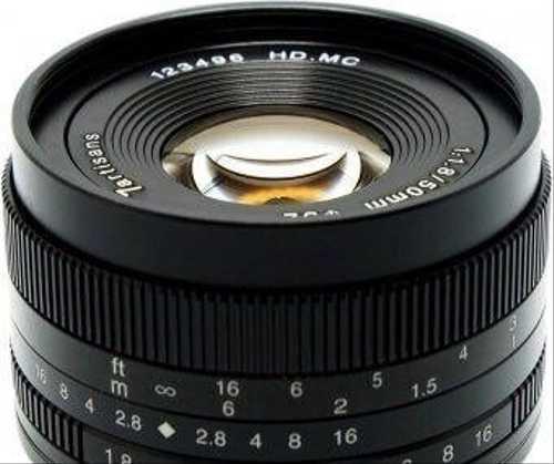 NEW 7Artisans 50mm f/1.8 Canon EOS-M (APS-C)