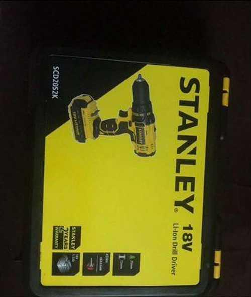 Шуруповёрт Stanley 18v новый