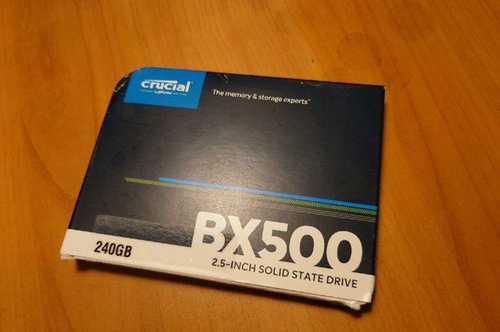 SSD накопитель Crucial BX500 240GB (Новый)